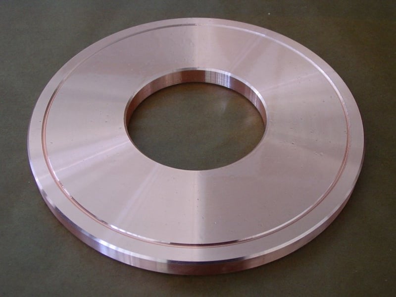 What materials are used for seam welding wheels?